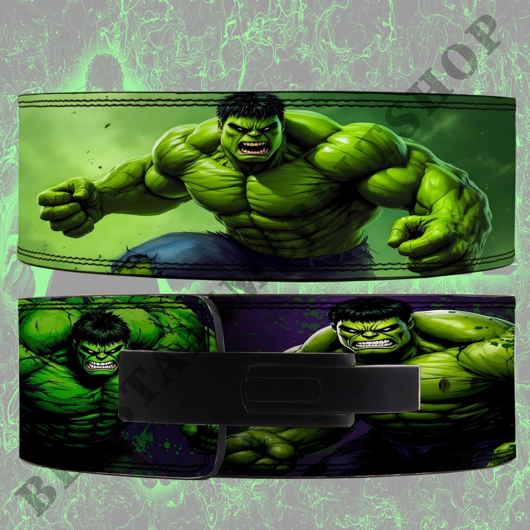 Hulk Weight Lifting Belt, Custom Lever Belt, Anime Weightlifting Belt ...