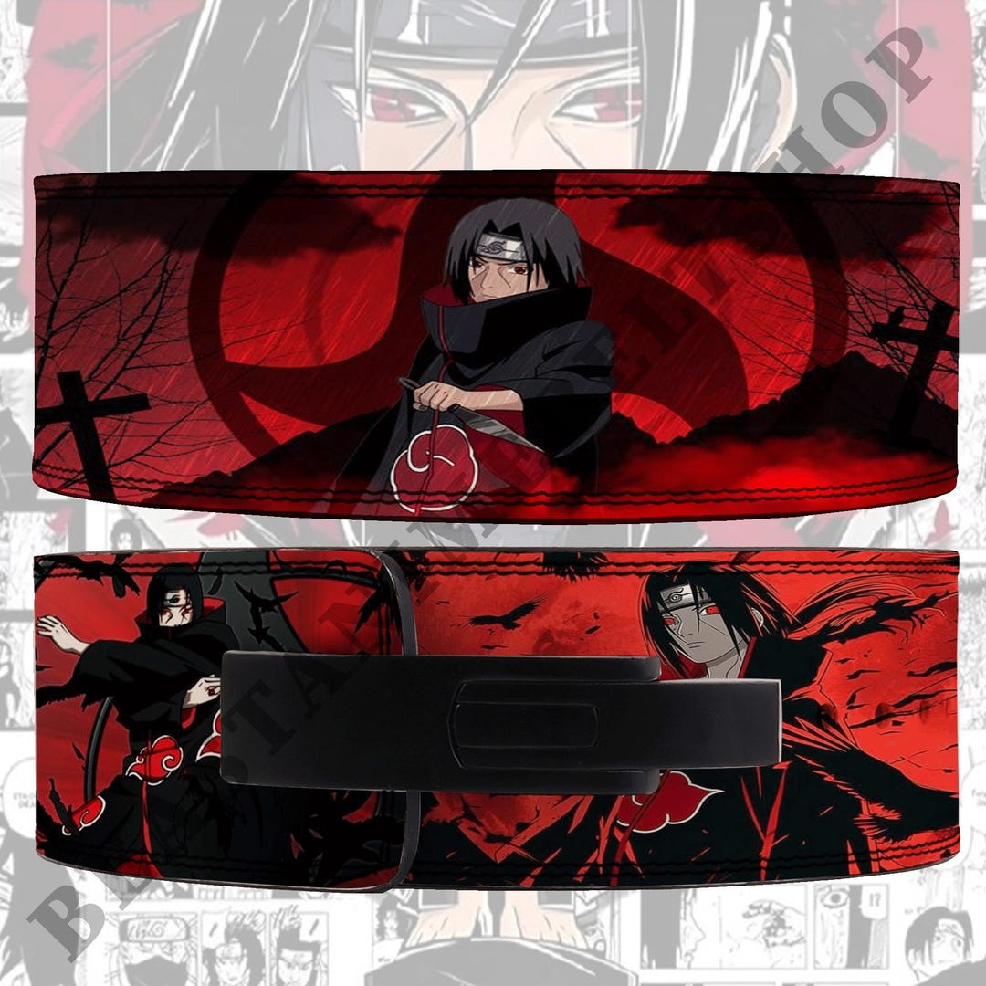 Itachi Anime Lever Lifting Belt Weightlifting Anime Belt Powerlifting ...
