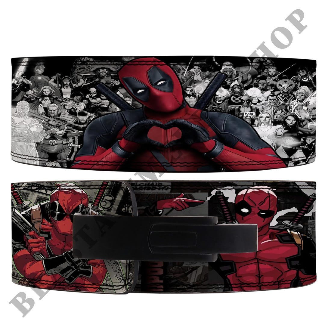 Deadpool Weight Lifting Belt , Custom Lever Belt,weightlifting Belt ...