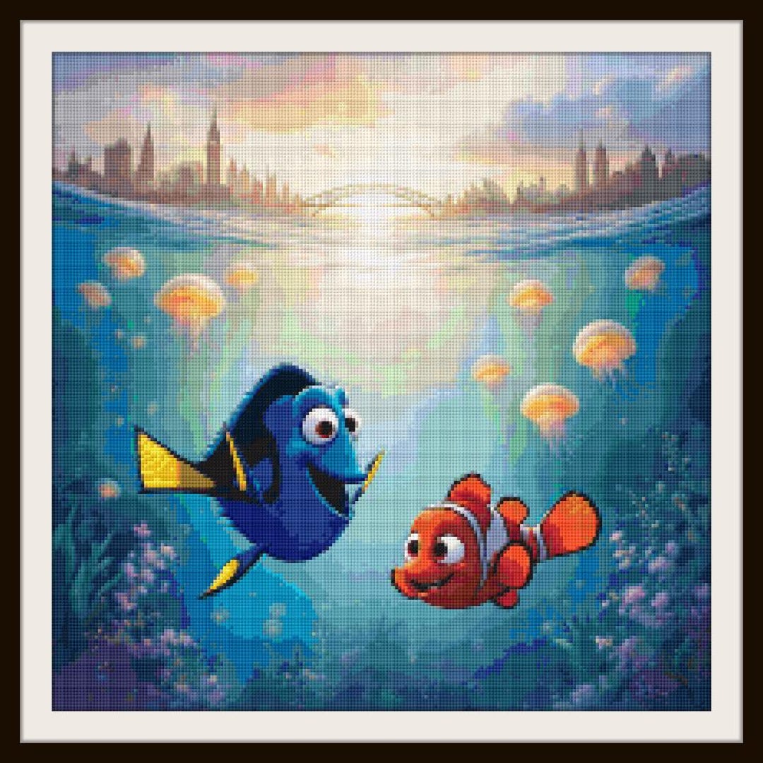 Finding Nemo Counted Cross Stitch Pattern PDF, Pattern Keeper ...