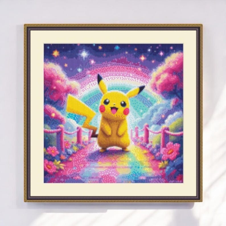Pokemon Pikachu Cross Stitch Pattern PDF - Etsy