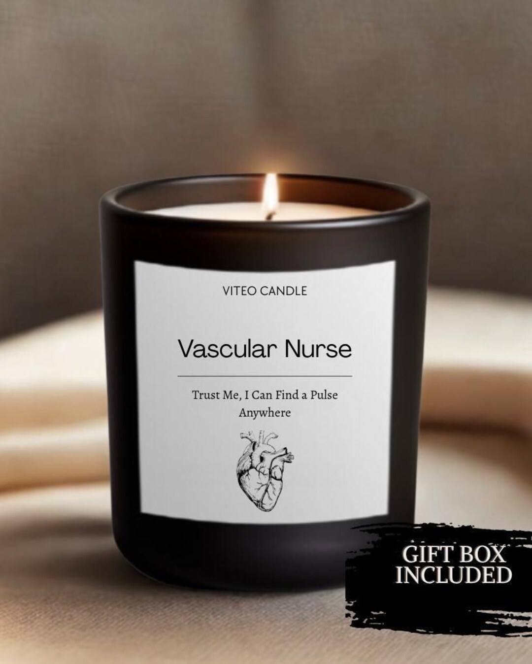 Vascular Nurse Gift Candle for Cardio Nurse Gift Idea for Cardiology ...