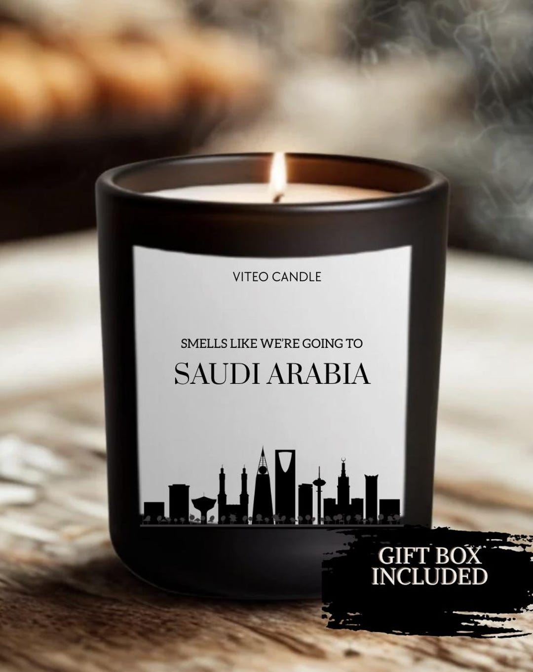 Saudi Arabia Trip Reveal Candle Home Decor Gift Mecca Surprise Trip ...