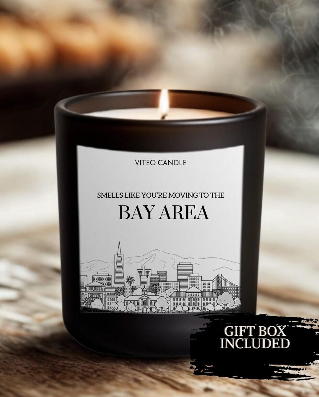 Moving to the Bay Area Candle Moving Gift for Friend Farewell Gift Palo ...
