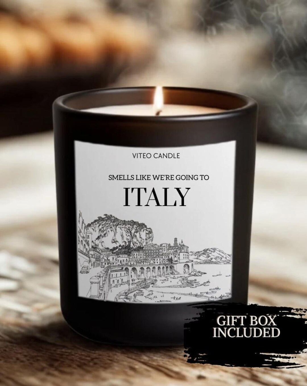 Italy Candle Amalfi Coast Home Decor Italia Italy Surprise Trip ...