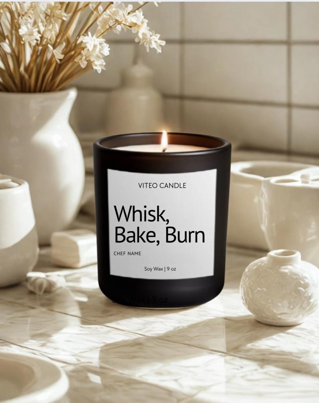 Custom Chef Candle, New Chef Gifts, Gift for Bakers, Culinary School ...