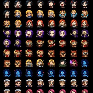 Tactical Ana Chibi Emote Set | Overwatch Sniper Support Twitch Discord ...