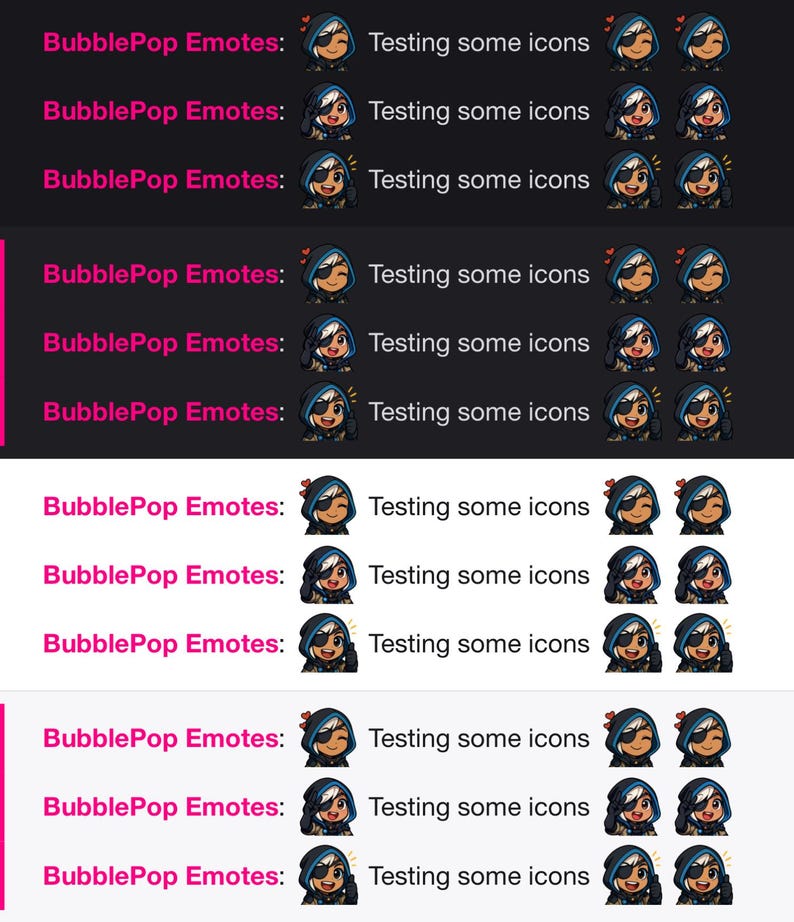 Tactical Ana Chibi Emote Set | Overwatch Sniper Support Twitch Discord ...