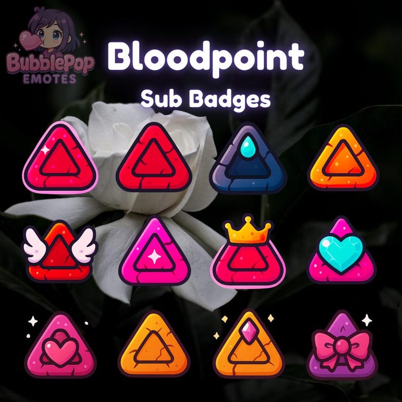 Dead by Daylight Twitch Sub Badges | Bloodpoint Loyalty Set (digital ...