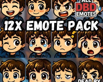 Dead by Daylight Leon S. Kennedy Emotes – 12x Twitch & Discord Emote ...