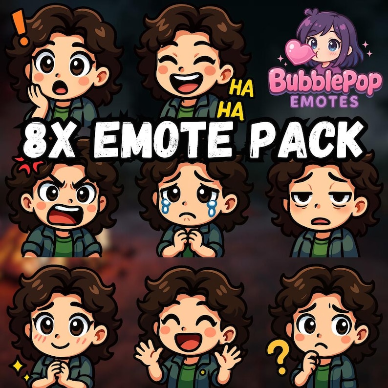 Ellen Ripley Emote Pack | 8x Chibi Emotes | DBD Horror Game Inspired ...
