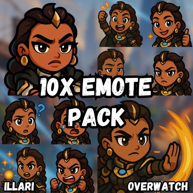 Overwatch Illari Emotes | 10x Overwatch Twitch & Discord Emotes ...