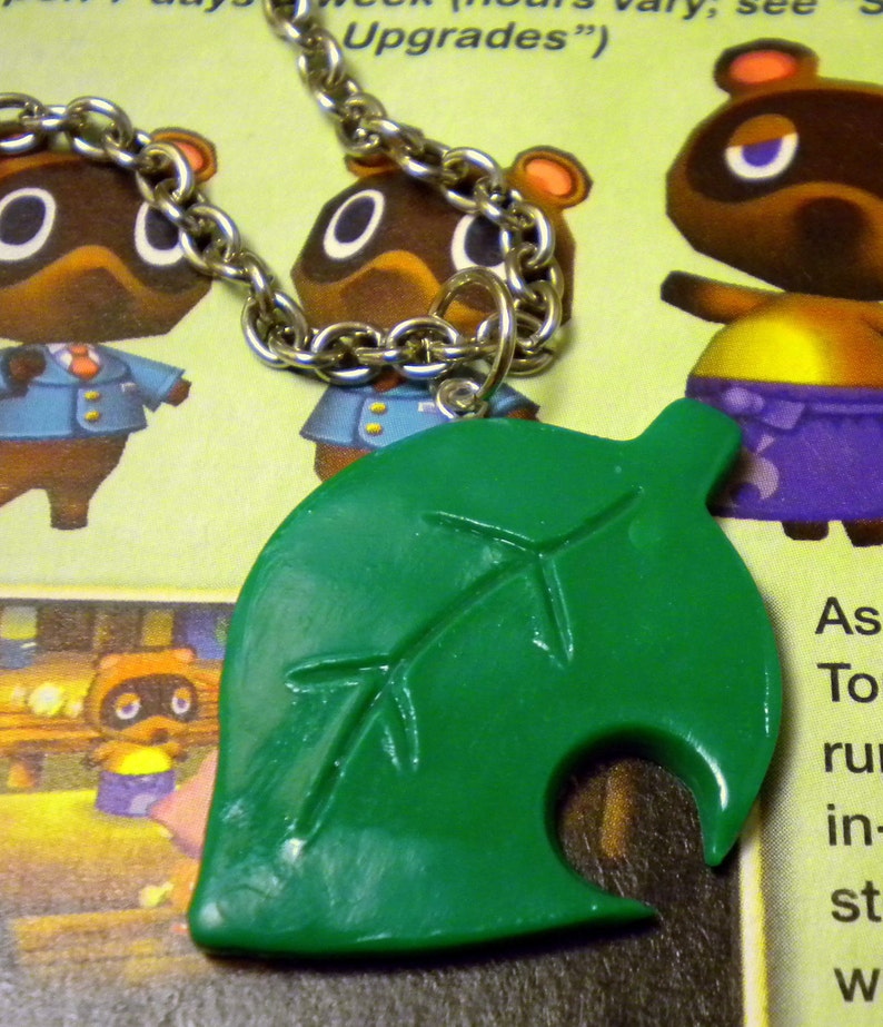 Animal Crossing - Tom Nook Logo Leaf Necklace - Nintendo - Etsy
