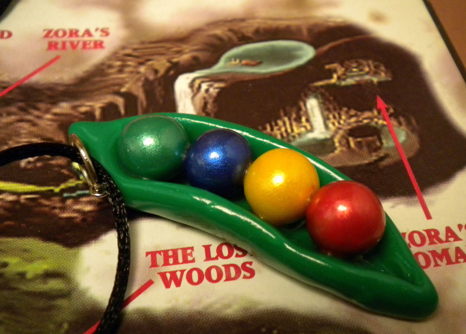 Legend of Zelda Magic Bean Necklace - Etsy