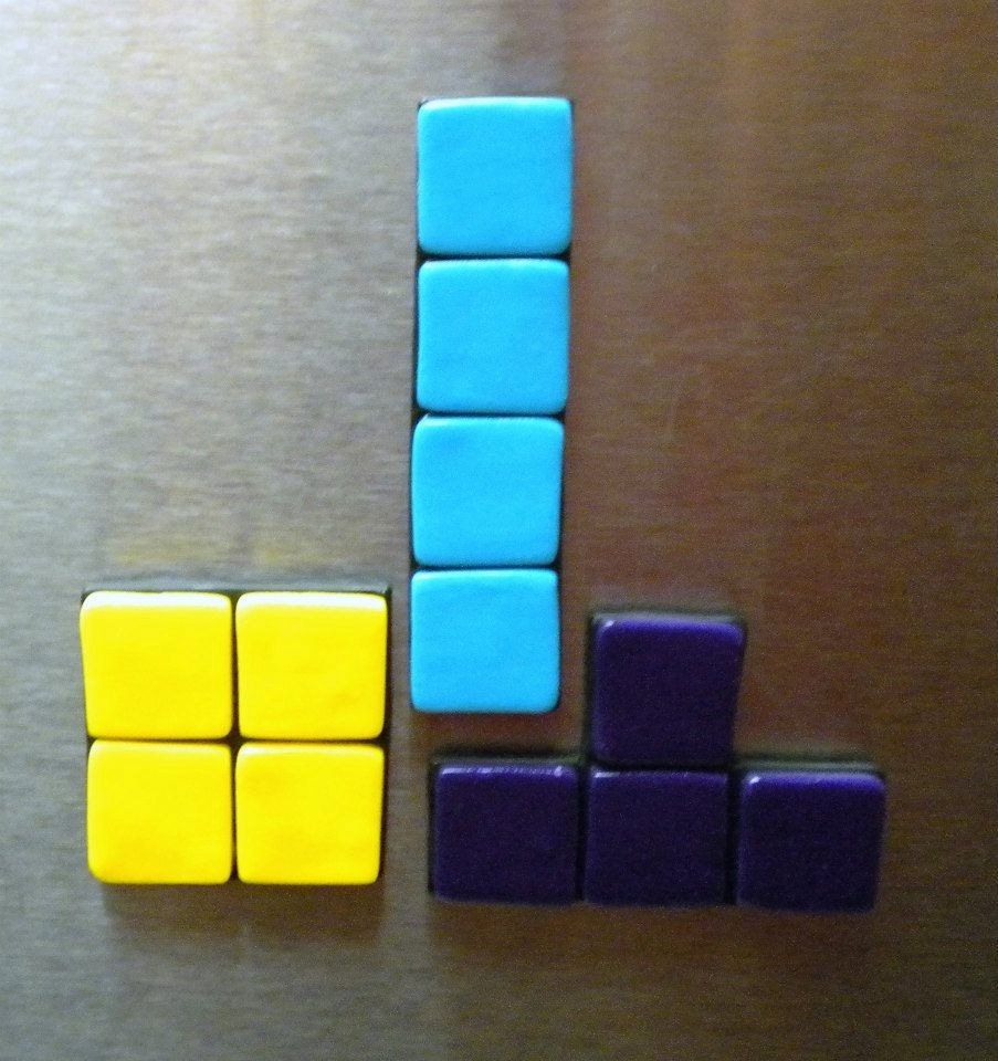 Tetris Magnet Set 7 Pieces Nintendo - Etsy