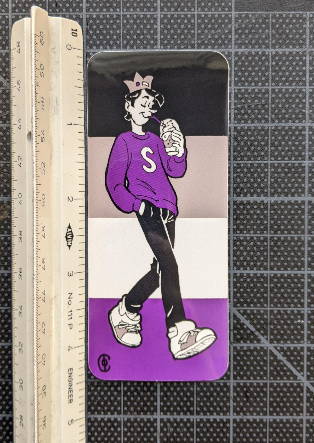 Ace Pride Vinyl Sticker -- Jughead Jones - Etsy
