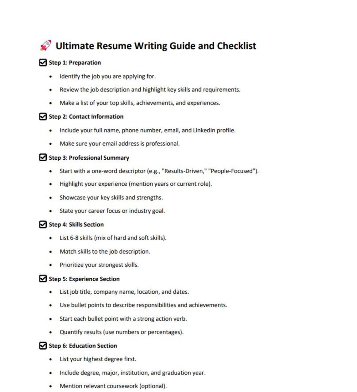 Student Resume Template | Ats-friendly Student Resume | Editable ...