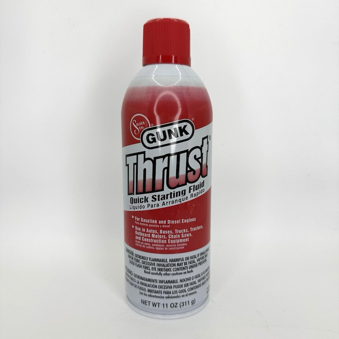 VTG Gunk Thrust Quick Starting Fluid 11oz Can Gas Diesel Engines Auto ...