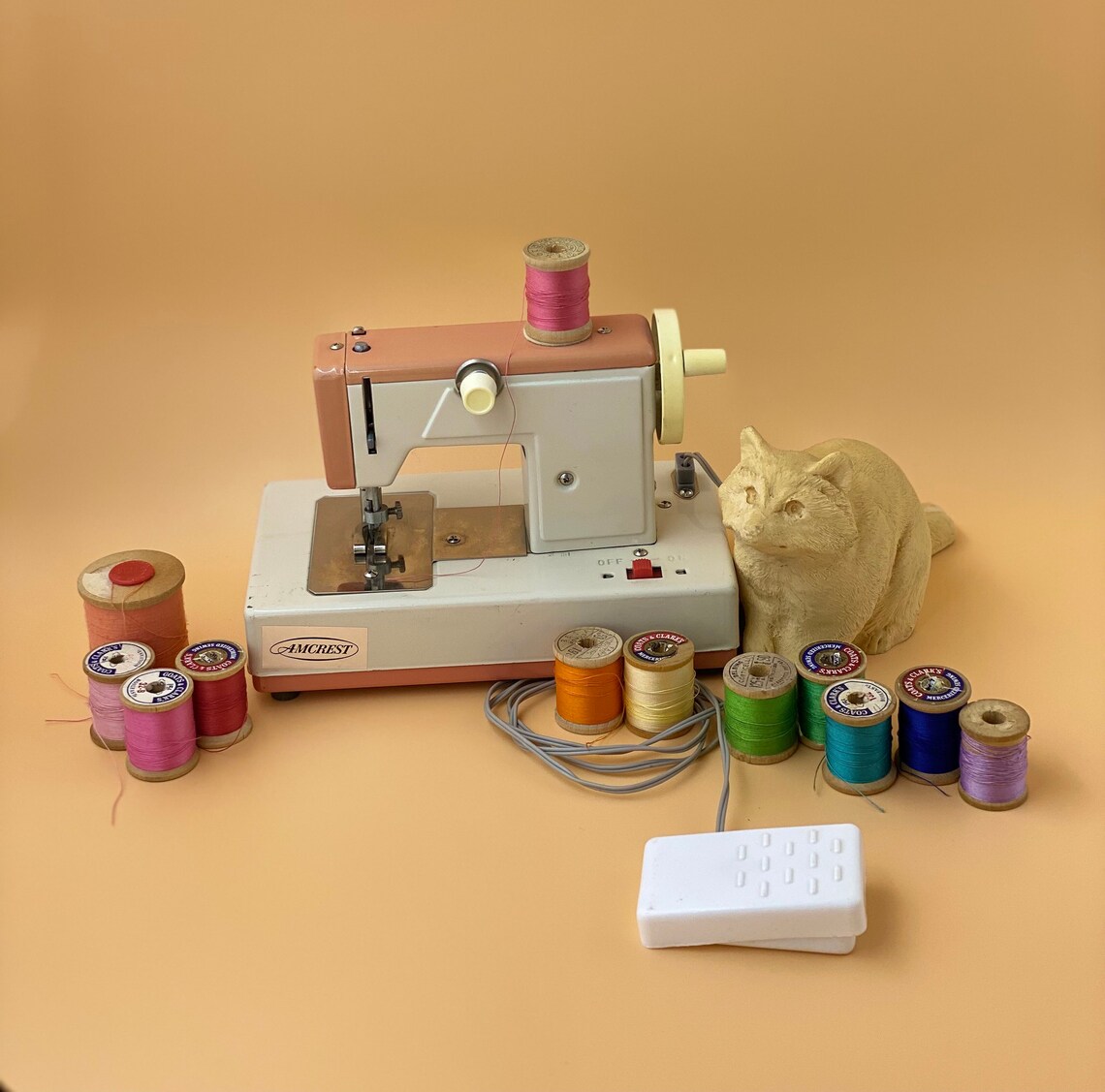 Amcrest Vintage Mini Sewing Machine (1950’s) - Etsy