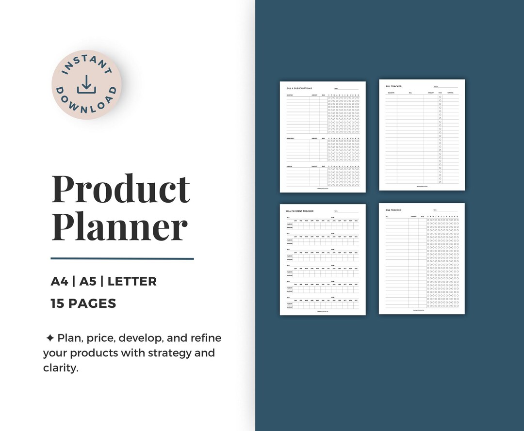 Product Planner, Product Launch, New Product Plan, Business Tools ...