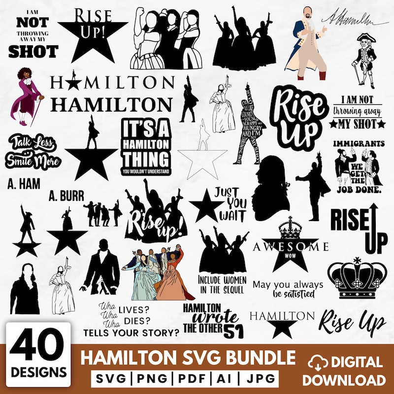 Hamilton Musical Logo - Etsy