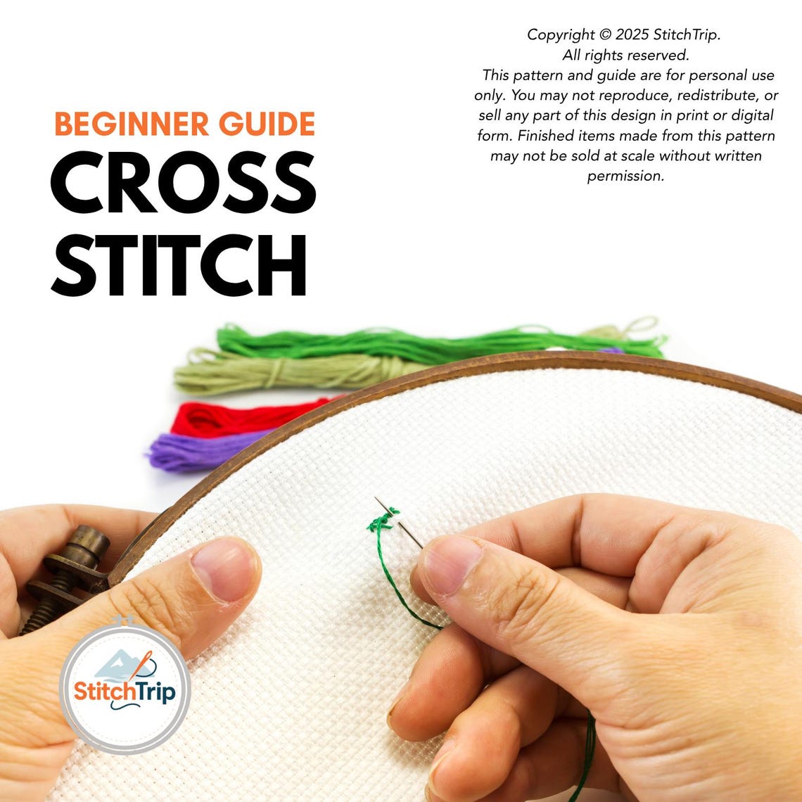 UPDATED! Beginner Cross Stitch Guide: Easy Pattern Instructions ...