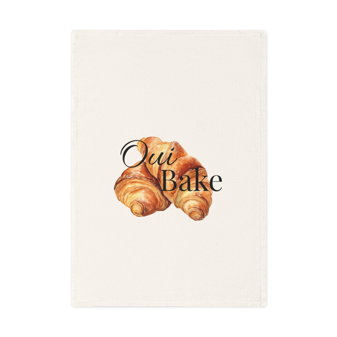 Oui Bake | French-inspired Tea Towel for the Whimsical Baker - Etsy