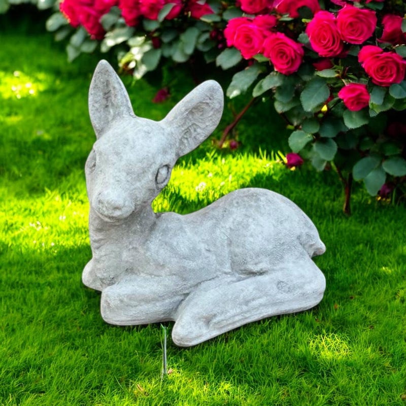 Cement Deer Statues for Yard - Etsy