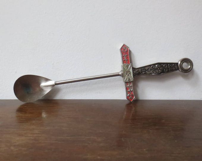 Vintage '70s Goth / Game of Thrones Style Sword Spoon, Vintage Barware ...