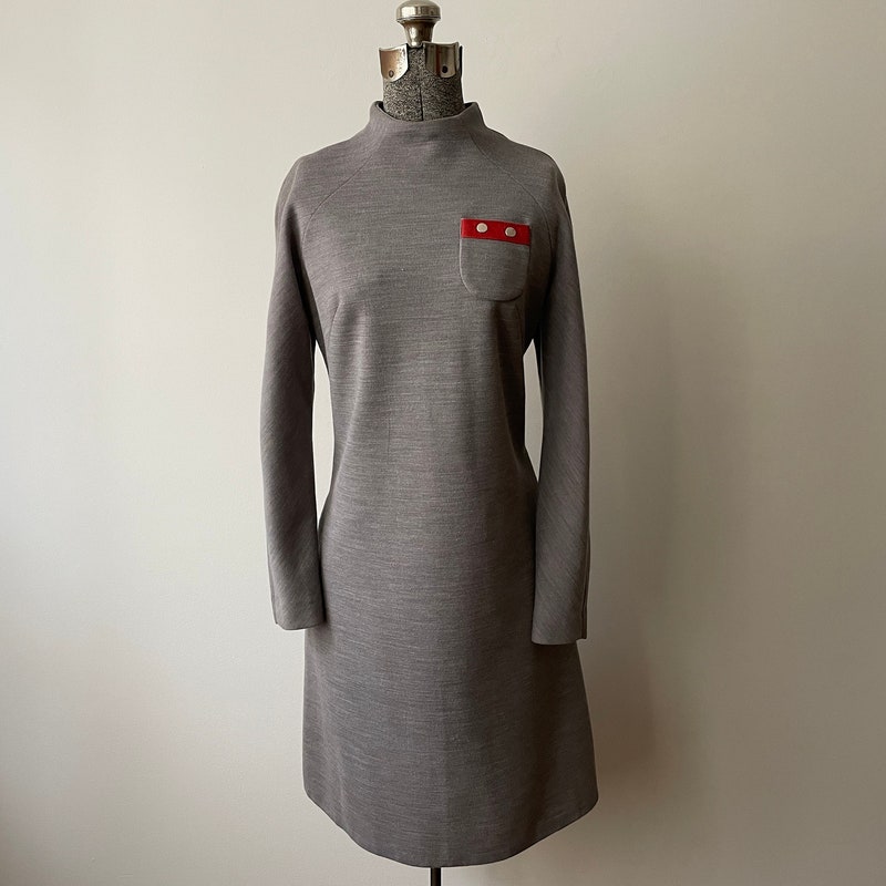 Funnel Neck Dress - Etsy