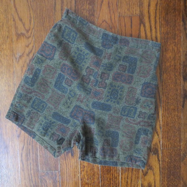 Back Zipper Shorts - Etsy