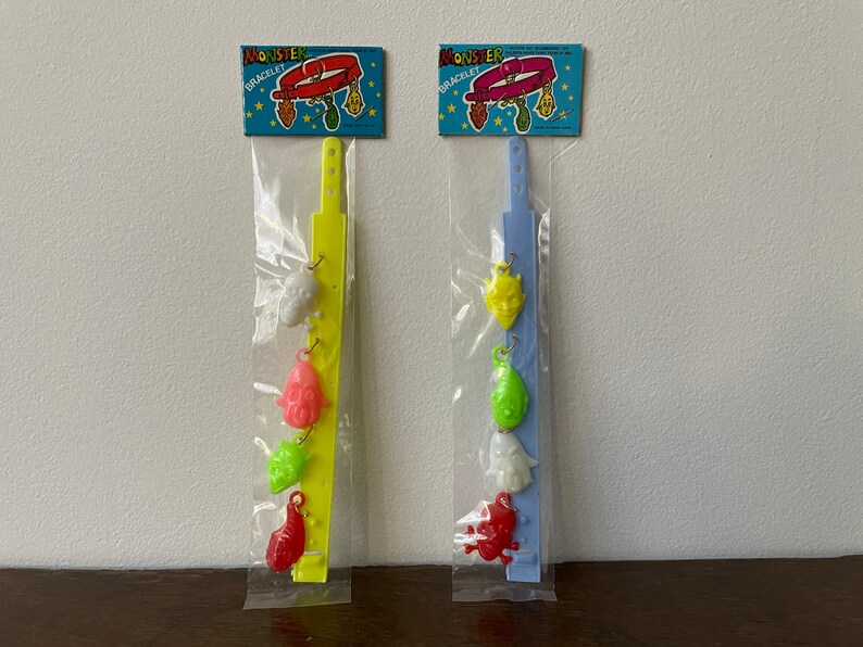 Vintage Gumball Machine Prize Monster Bracelet Plastic Party - Etsy