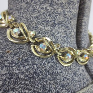 Vintage Pakula Choker Necklace 1950s/60 Gorgeous Aurora Borealis ...
