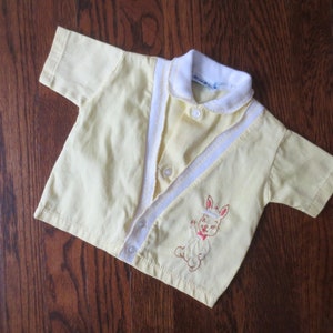 Vintage '50s Kiddy Petite by Wooly Togs Vested Button Down - Etsy