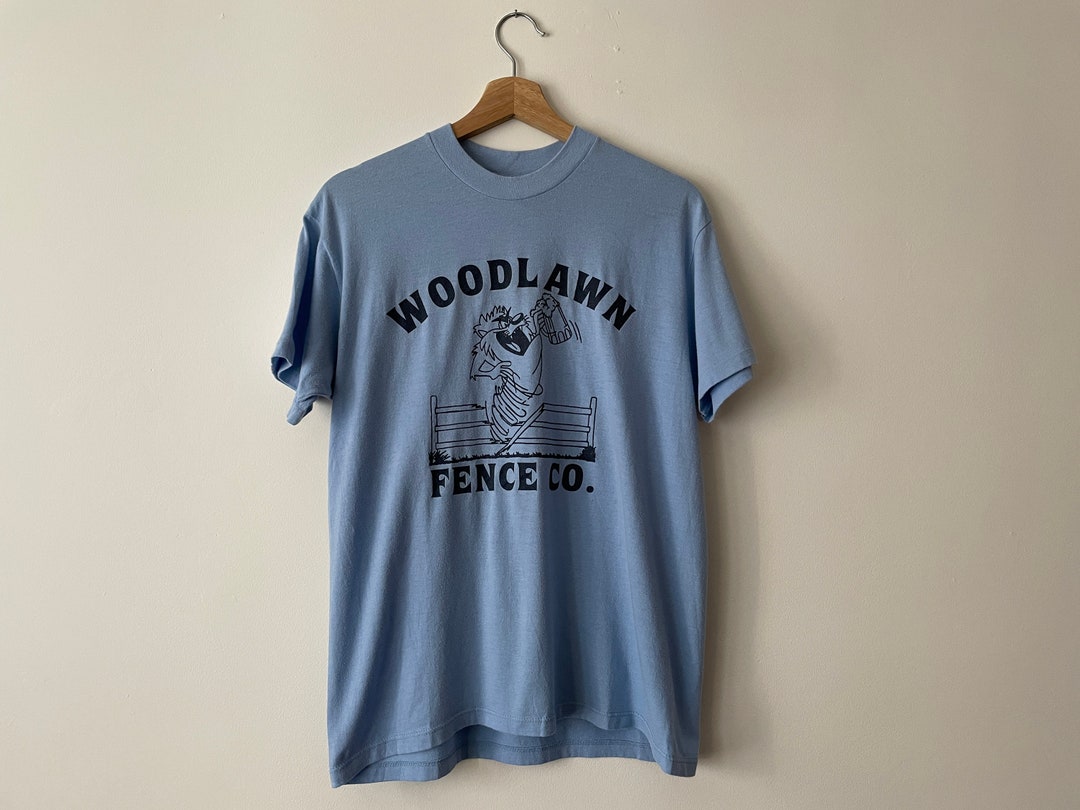 Vintage Taz T-shirt 1980s/1990s Woodlawn Fence Co Taz With Beer Mug ...
