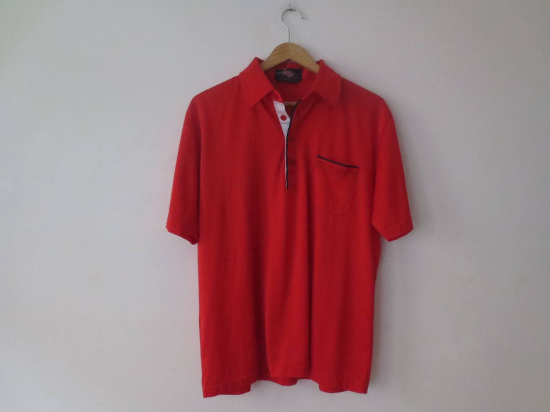 Vintage Golf Polo 1970s Puritan the Sporting Life Red Cotton/poly Polo ...