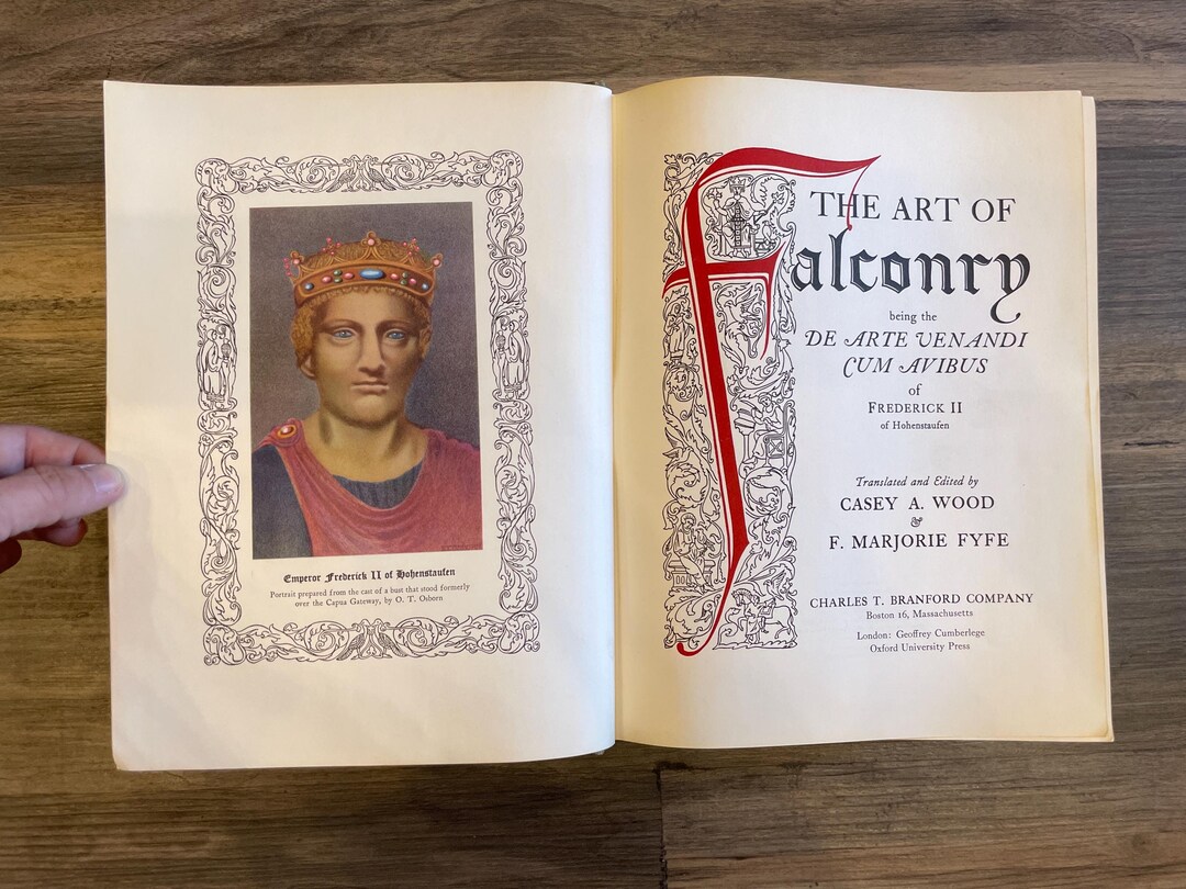 Vintage the Art of Falconry, 1955 Reprint, Frederick II Holy Roman ...