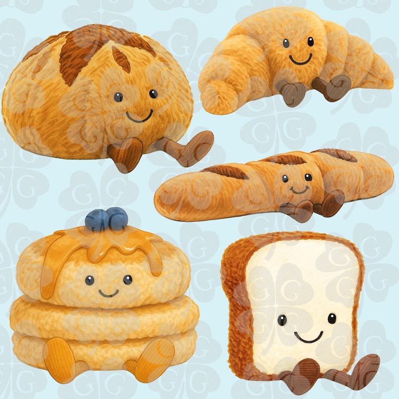 Jellycat Bread, Pastries, and More! | 20 PNG Images - Etsy
