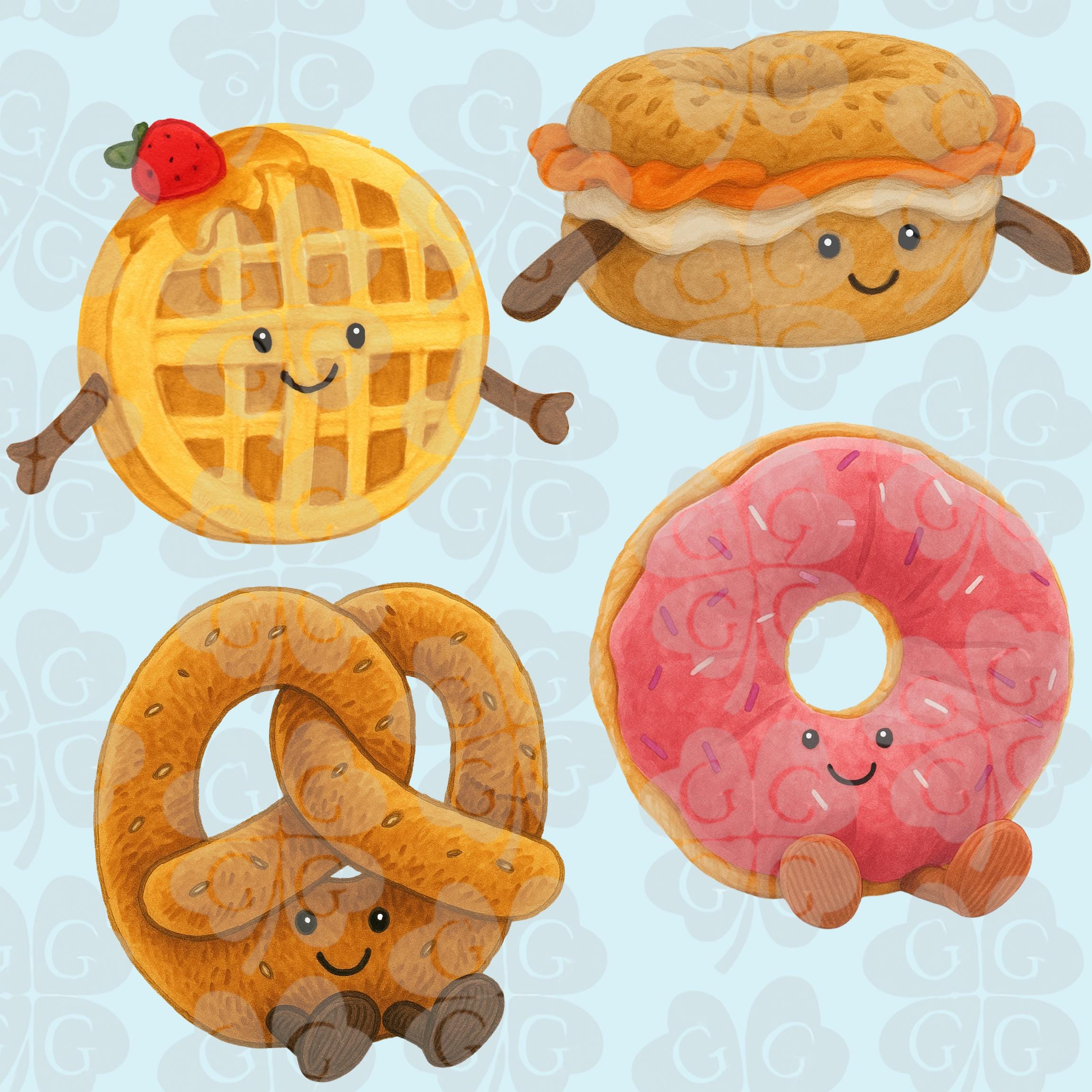 Jellycat Bread, Pastries, and More! | 20 PNG Images - Etsy