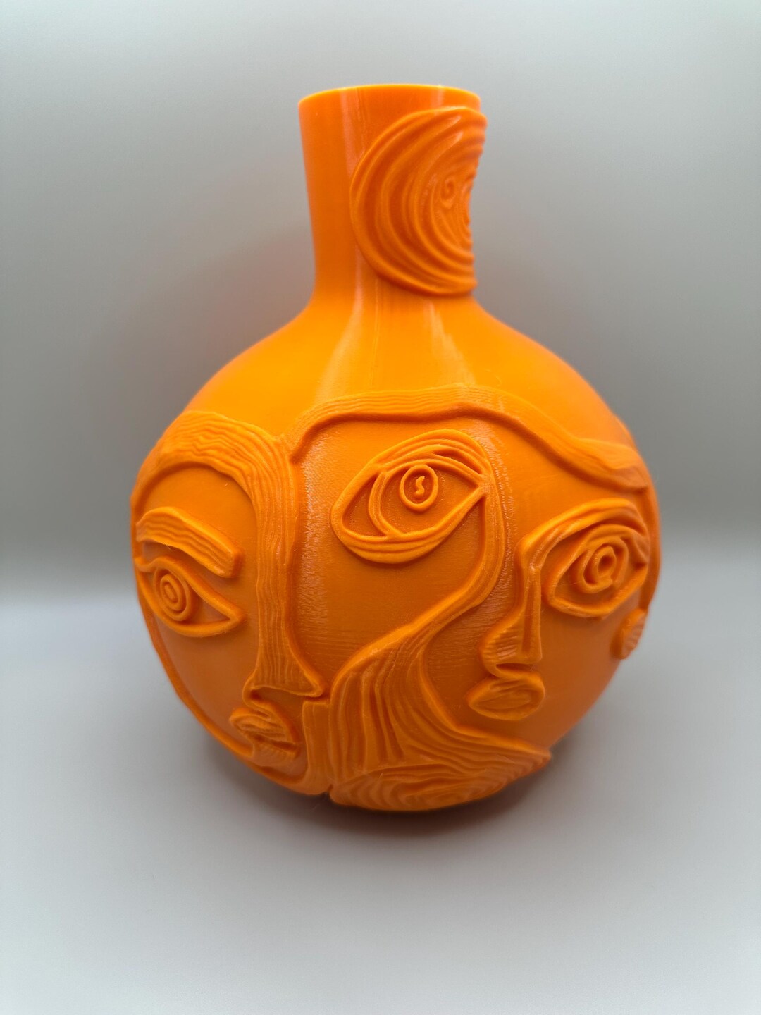 Abstract Faces Vase – 3D Printed Artistic Home Decor - Etsy
