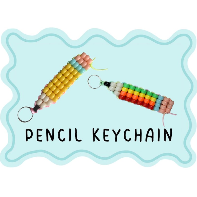 Ponybead Keychains - Etsy