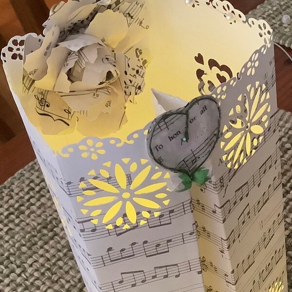 Sheet Music Luminary - Etsy