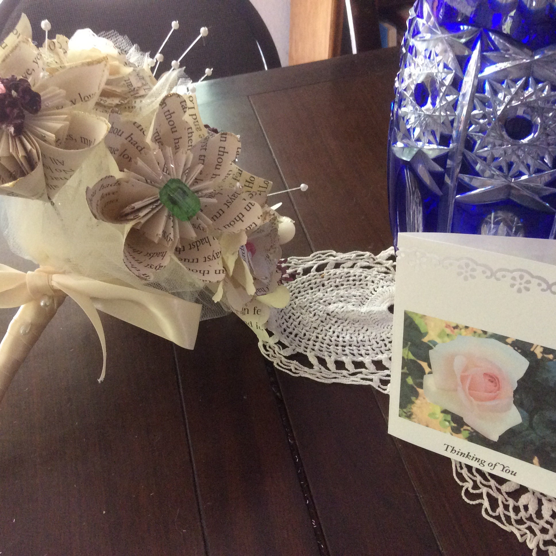 Love Poem Origami Flower Bouquet | Etsy