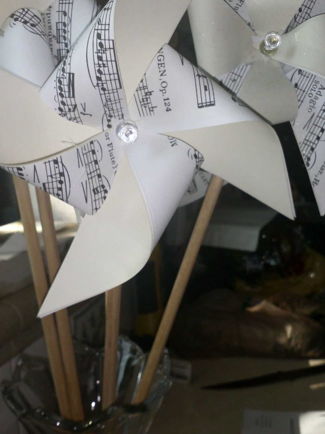 Vintage Sheet Music Pinwheel Sample - Etsy