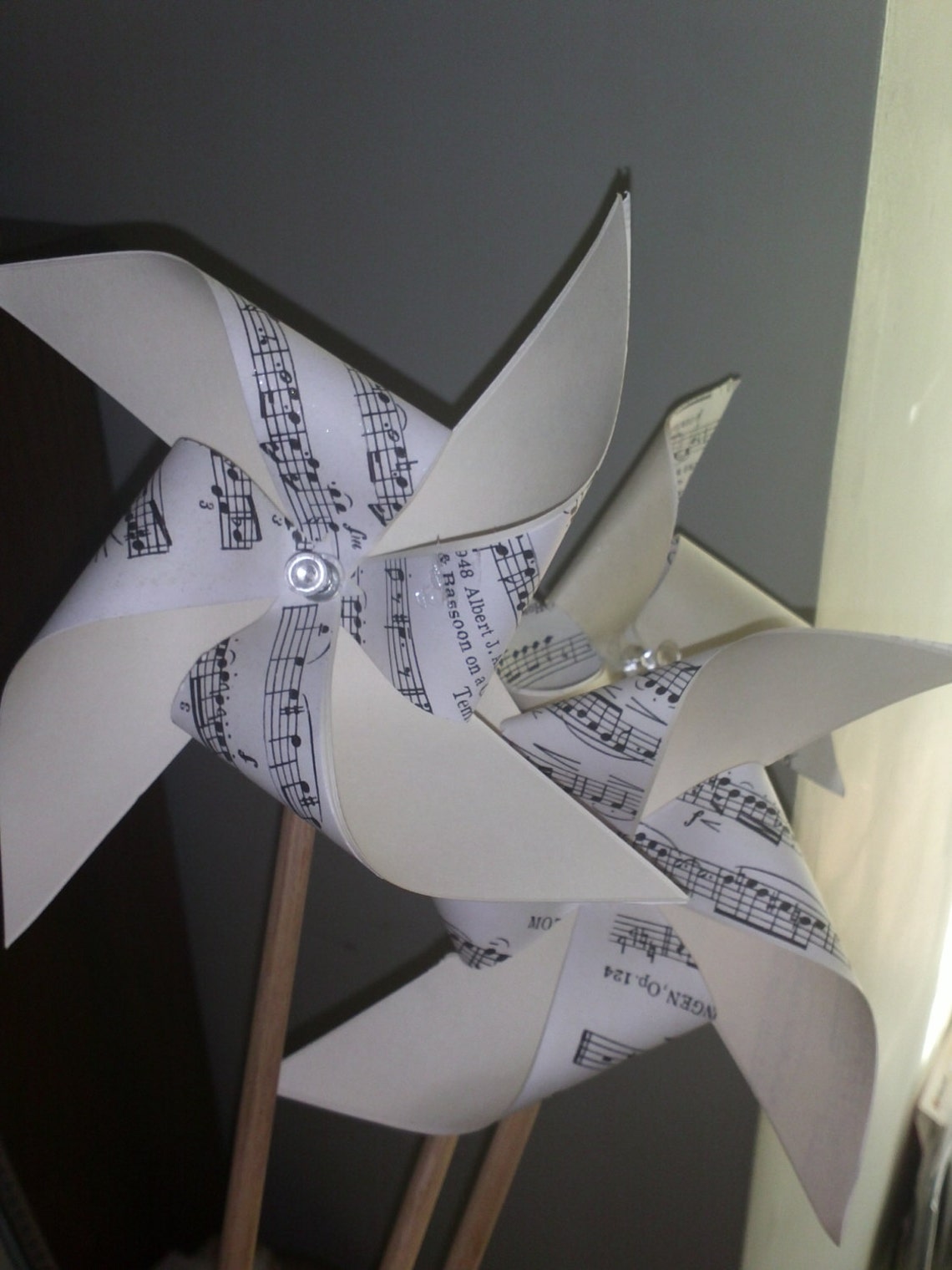 Vintage Sheet Music Pinwheel Sample - Etsy