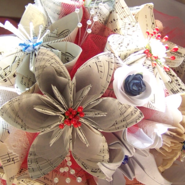 Sheet Music Bouquet - Etsy