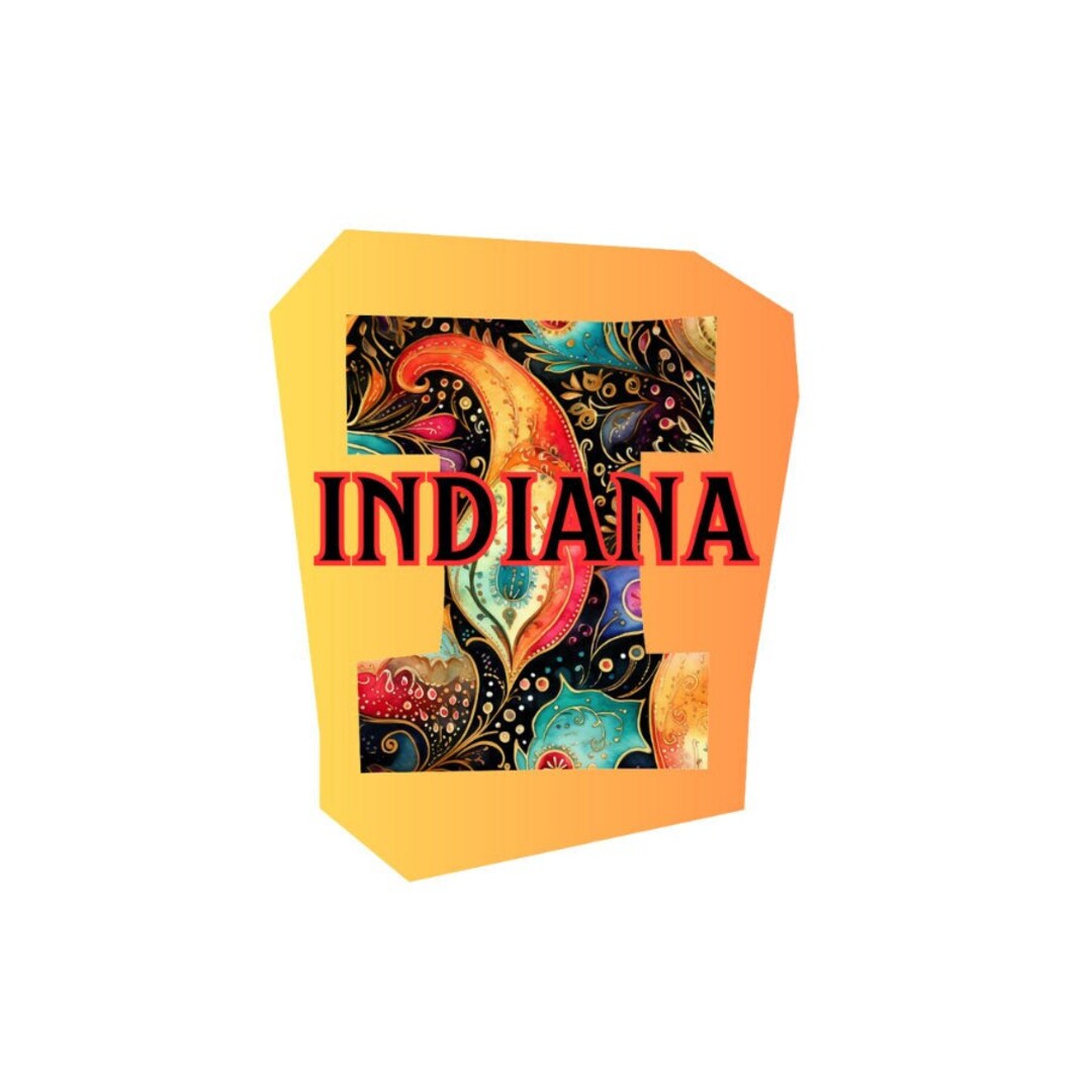 Indiana State Sticker, Crossroads of America, Love Indianapolis 500 and ...