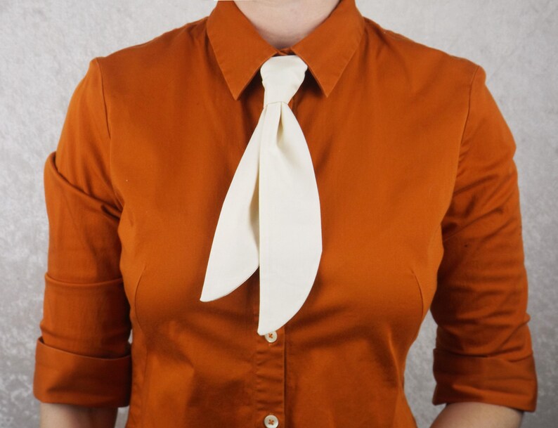 MORE COLORS Rounded Custom Ladies Necktie Bow Tie Short Small Black ...