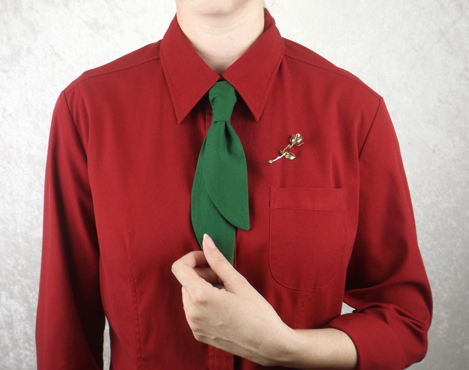 MORE COLORS Rounded Custom Ladies Necktie Bow Tie Short Small Black ...