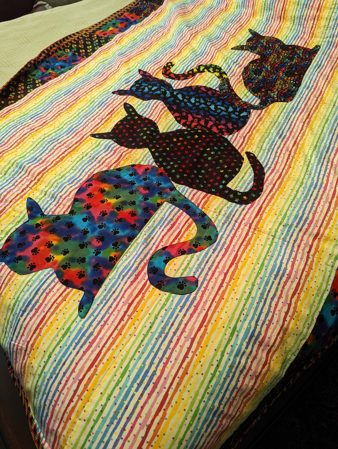Kitty Cat Quilt - Etsy